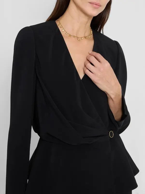 Chloé Long-sleeve Wrap Blouse
