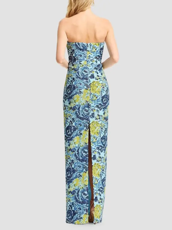 Dress The Population Vada Sequined Sheath Gown