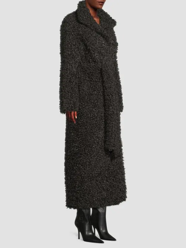 ET OCHS Wyatt Bouclé Faux Fur Coat