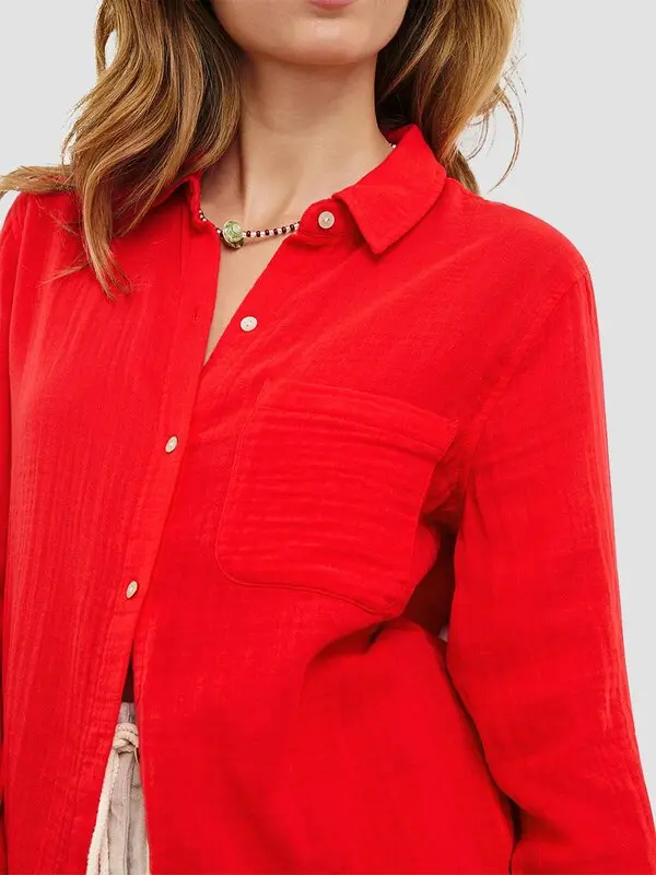 Rails Ellis Gauze Button-front Shirt