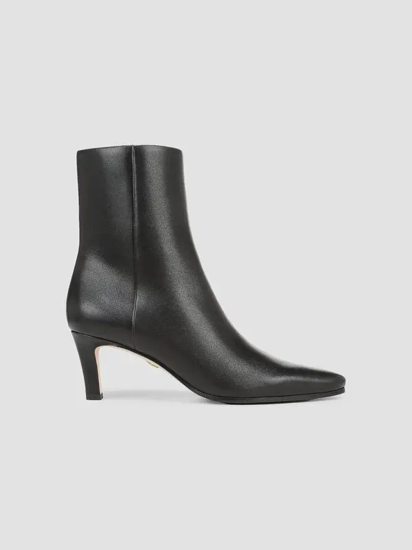 Veronica Beard Agnes 65mm Leather Ankle Boots - Black