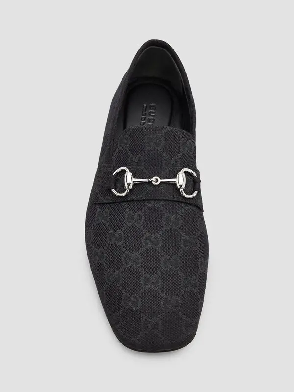 Gucci Ragazzo Gg Monogram Canvas Loafers