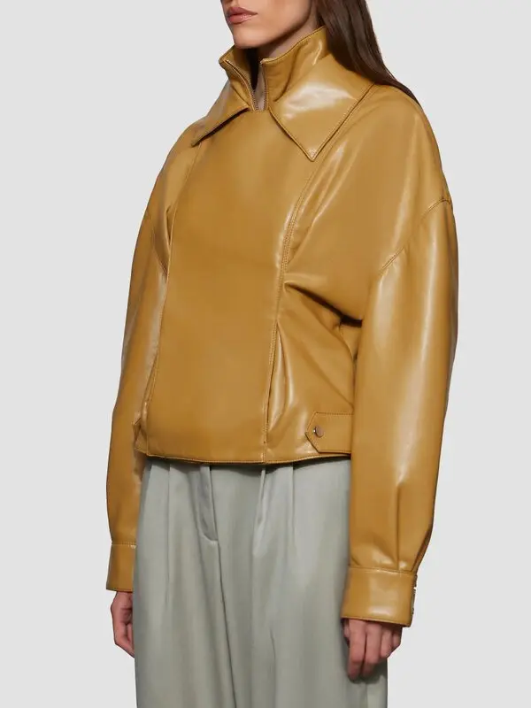 ET OCHS Tanner Faux-leather Jacket