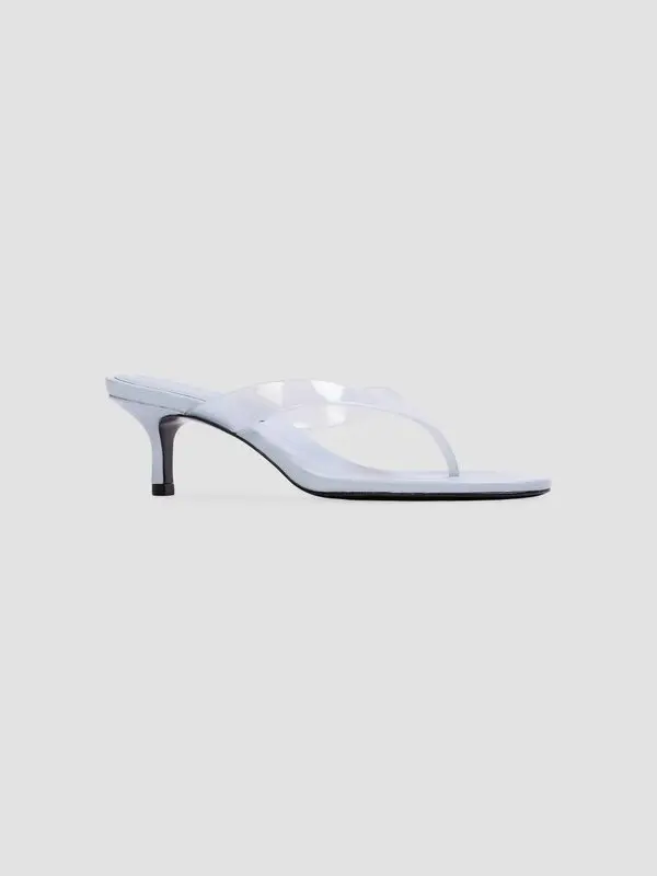 BLACK SUEDE STUDIO Kg 50mm Mule Sandals - Sky Blue Leather