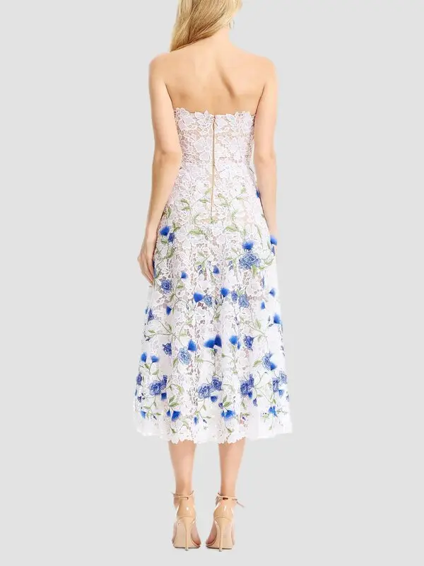 Dress The Population Kailyn Floral Lace Cocktail Dress