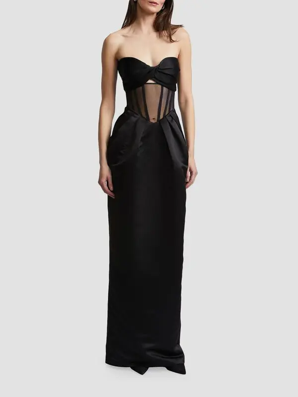 Bcbgmaxazria Elizabeth Strapless Gown
