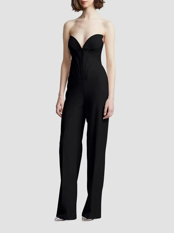 Bcbgmaxazria Electra Strapless Bustier Jumpsuit