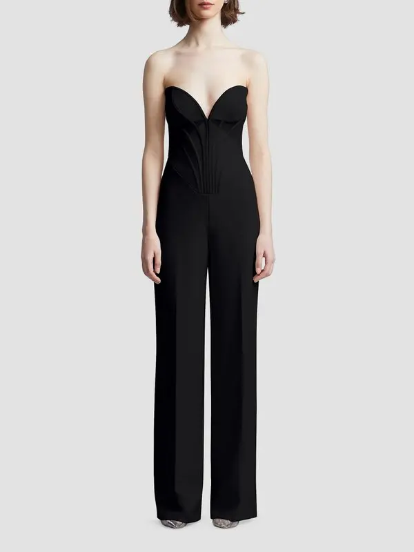 Bcbgmaxazria Electra Strapless Bustier Jumpsuit