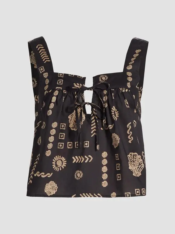 Rails Blythe Abstract Print Cotton Tank