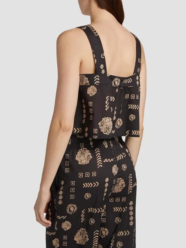 Rails Blythe Abstract Print Cotton Tank