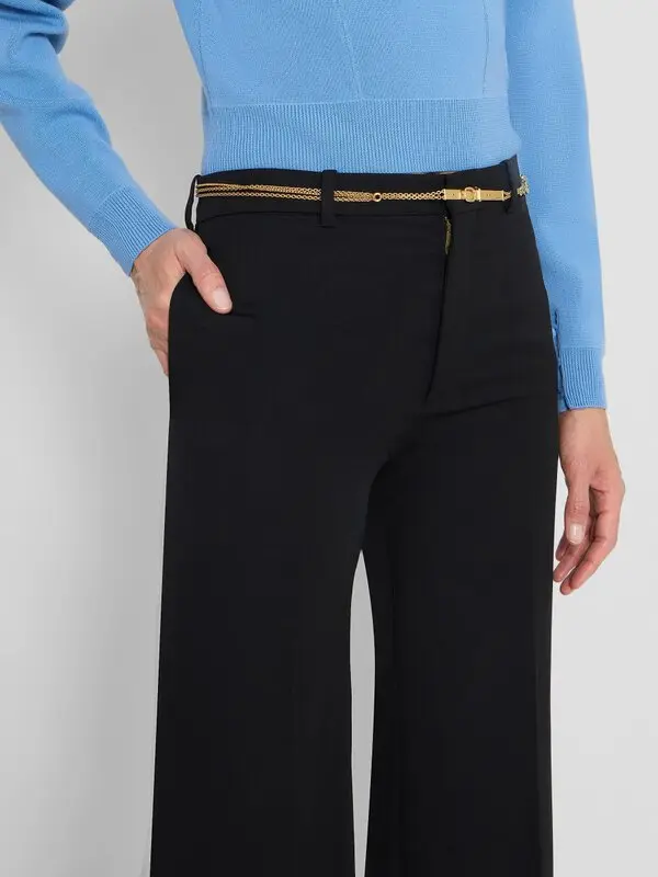 Chloé Wool Flared Trousers