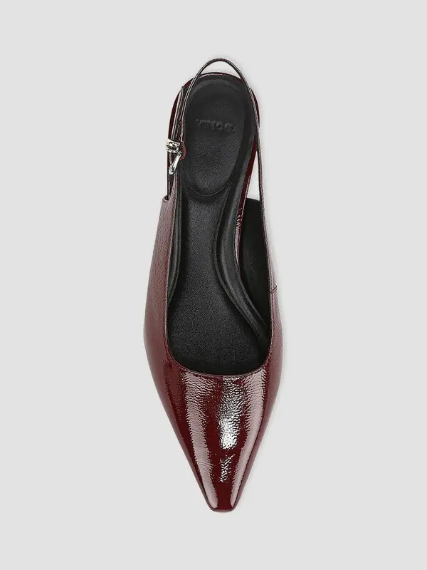 Vince Sabra 45mm Leather Slingback Pumps