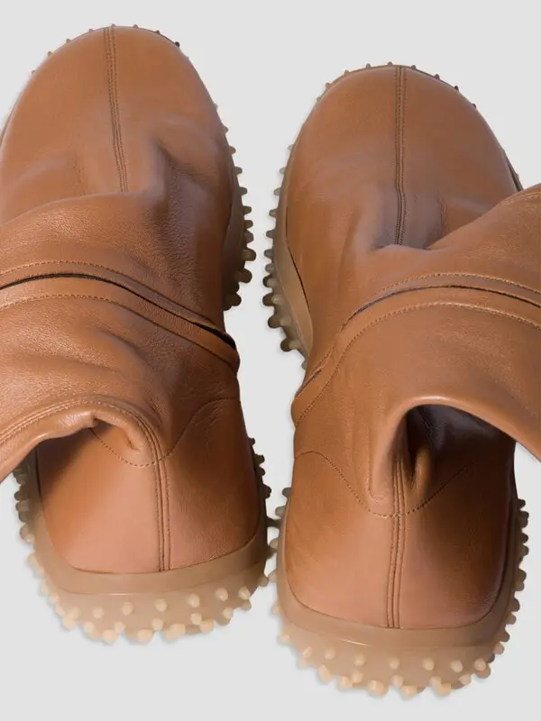 Miu Miu Stretch Nappa Leather Boots - Brown