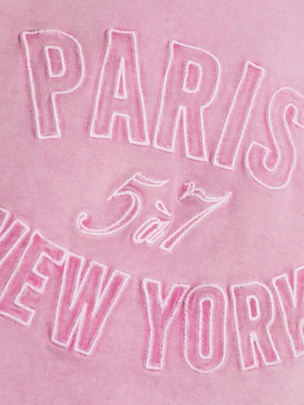 Cinq À Sept Logo Stretch-cotton T-shirt