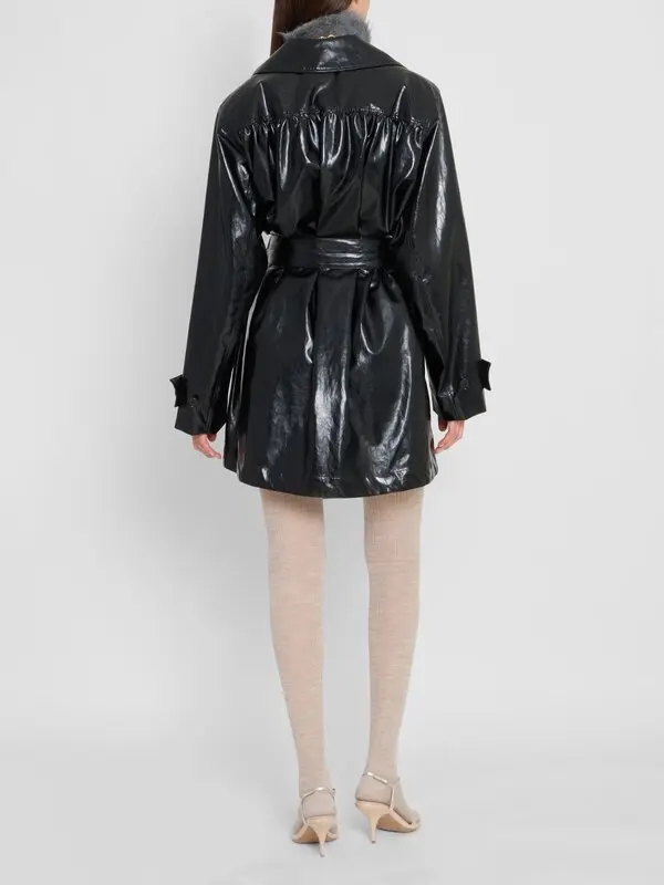 Chloé Coated Trench Mini Dress