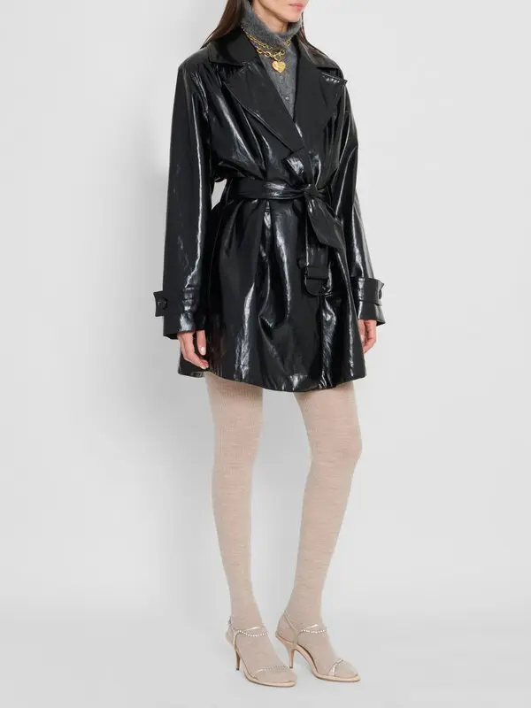 Chloé Coated Trench Mini Dress