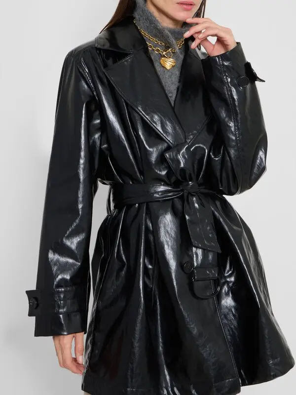 Chloé Coated Trench Mini Dress