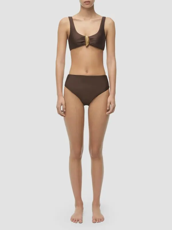 Simkhai Gracie Shell Bikini Bottom