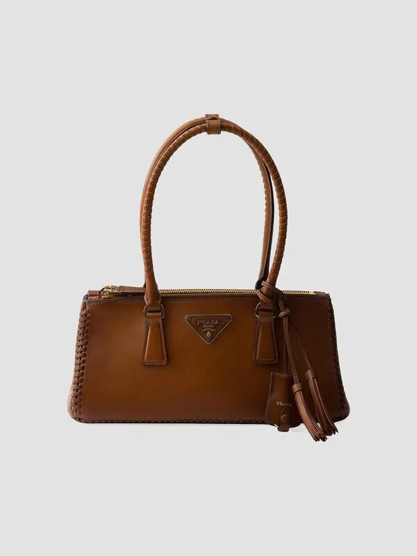 Prada Galleria Top Handle Leather Bag