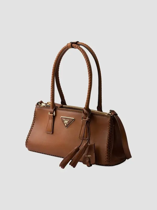 Prada Galleria Top Handle Leather Bag