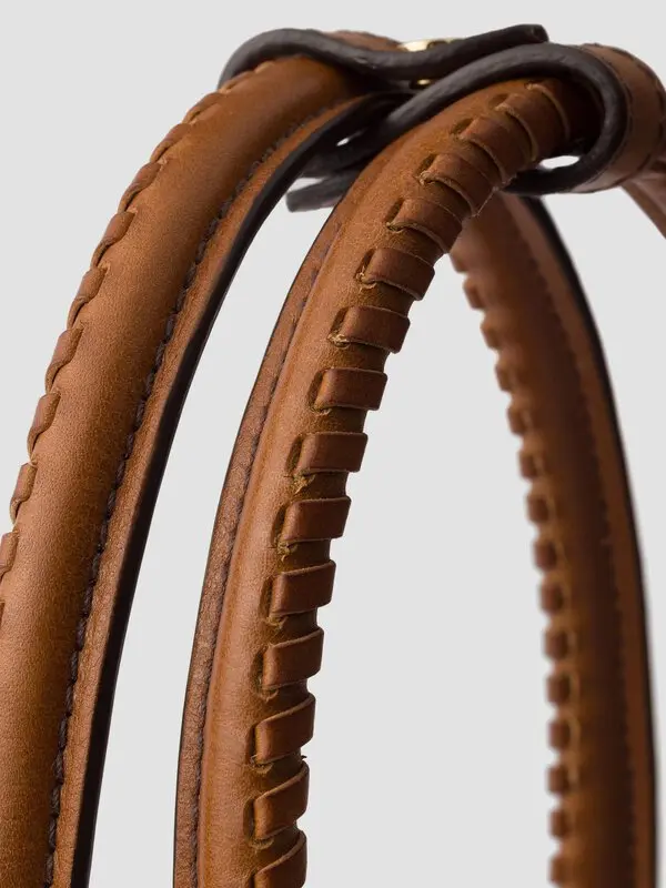 Prada Galleria Top Handle Leather Bag