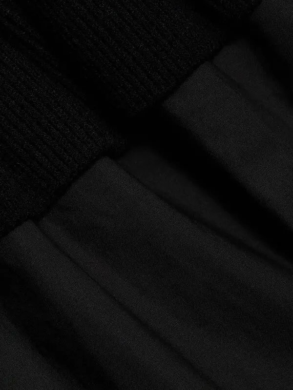 Rails Deirdre Ruffled Mixed-media Midi-dress