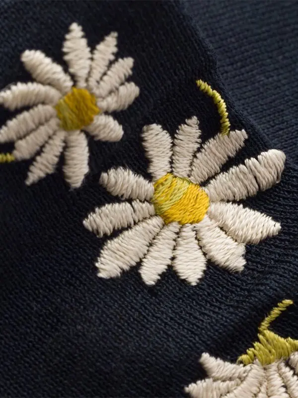 Prada Embroidered Over The Knee Cotton Socks