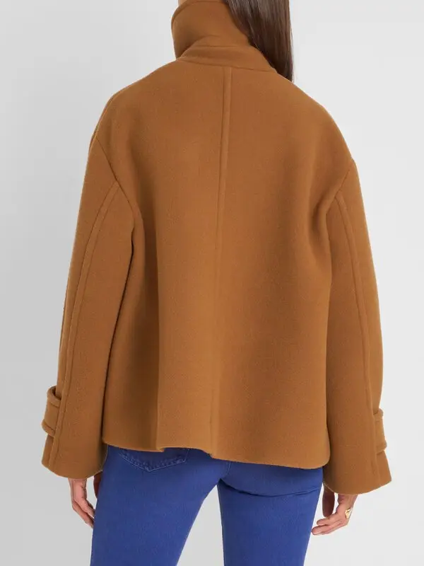 Chloé Virgin Wool-blend Double-breasted Peacoat