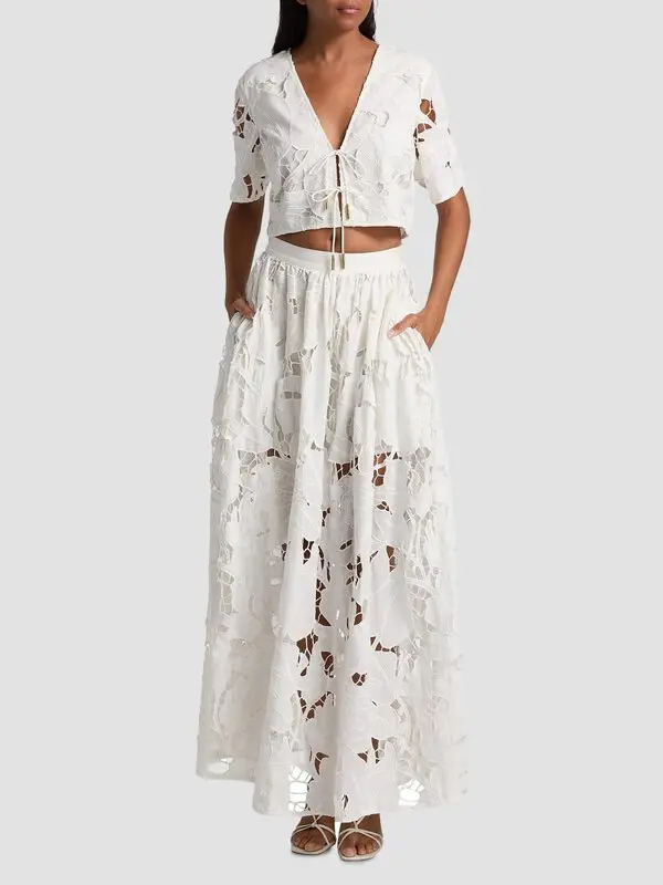 AMUR Tani Eyelet Top