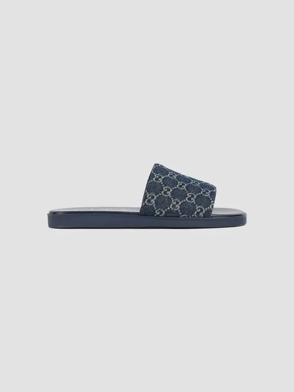Gucci Charlie Gg Monogram Slides