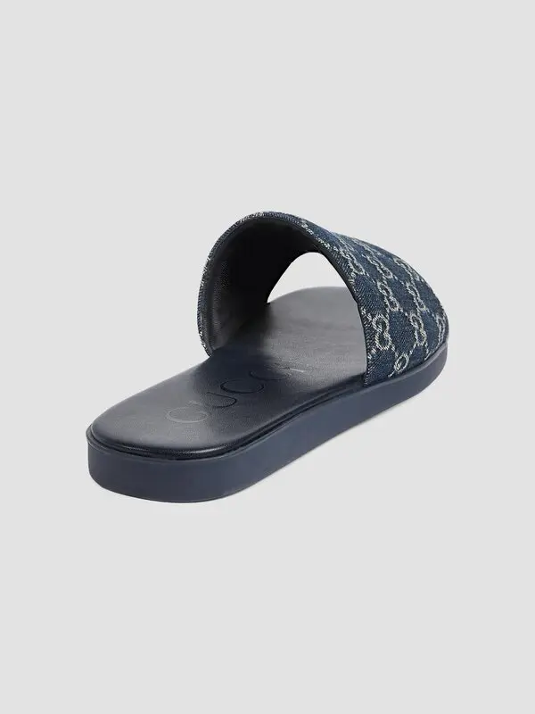 Gucci Charlie Gg Monogram Slides