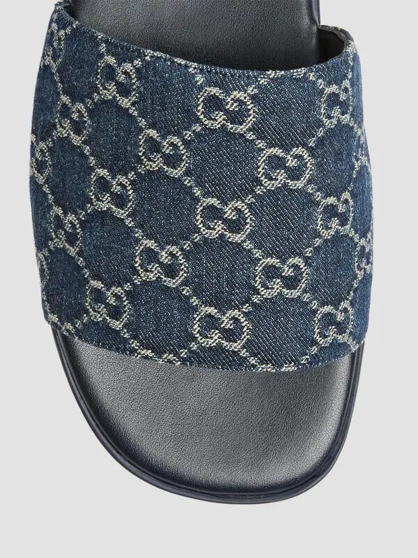 Gucci Charlie Gg Monogram Slides