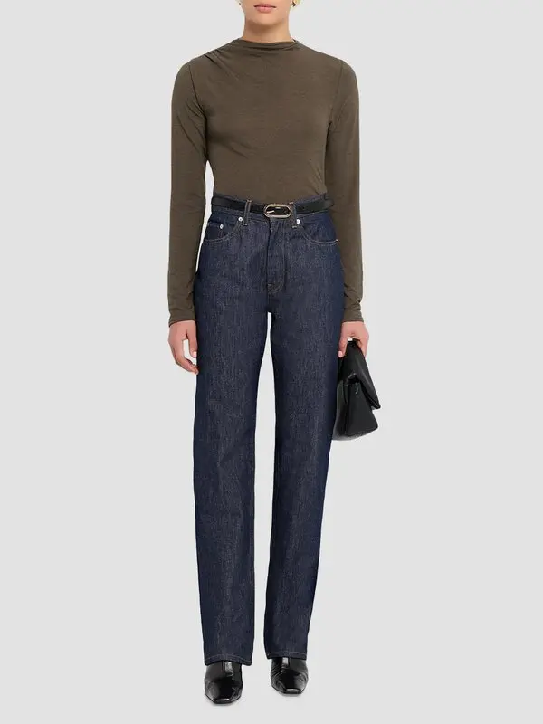 Rails Joelle Ruched Long-sleeve Top - Olive