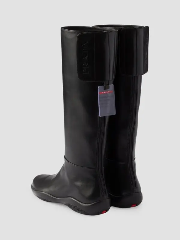 Prada Toblach Nappa Leather Boots