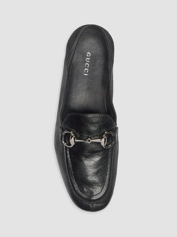 Gucci Jordaan Soft Leather Loafers - Black