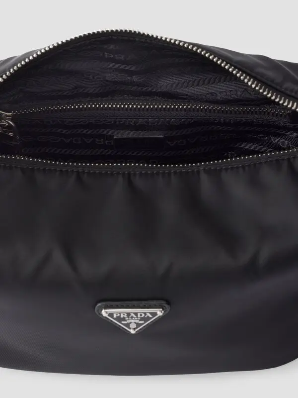 Prada Chérie Re-nylon Mini Top Handle Bag - Black