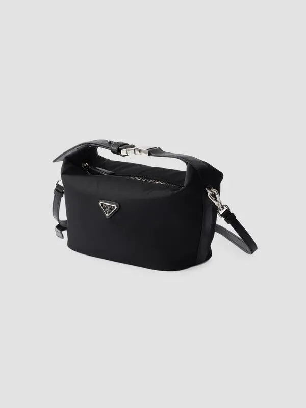 Prada Chérie Re-nylon Mini Top Handle Bag - Black