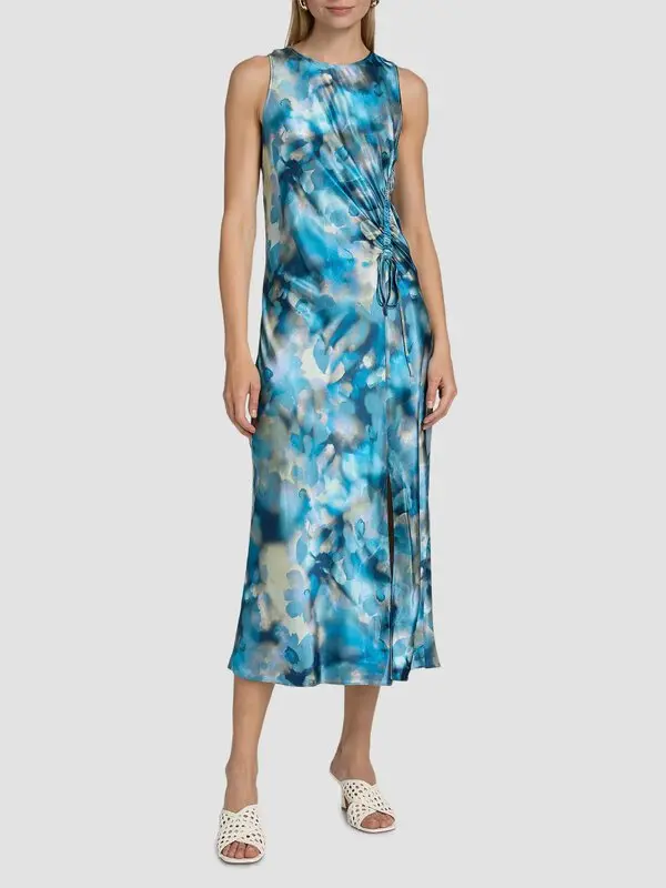 Rails Gabriella Watercolor Sleeveless Midi-dress - Midnight Diffusion