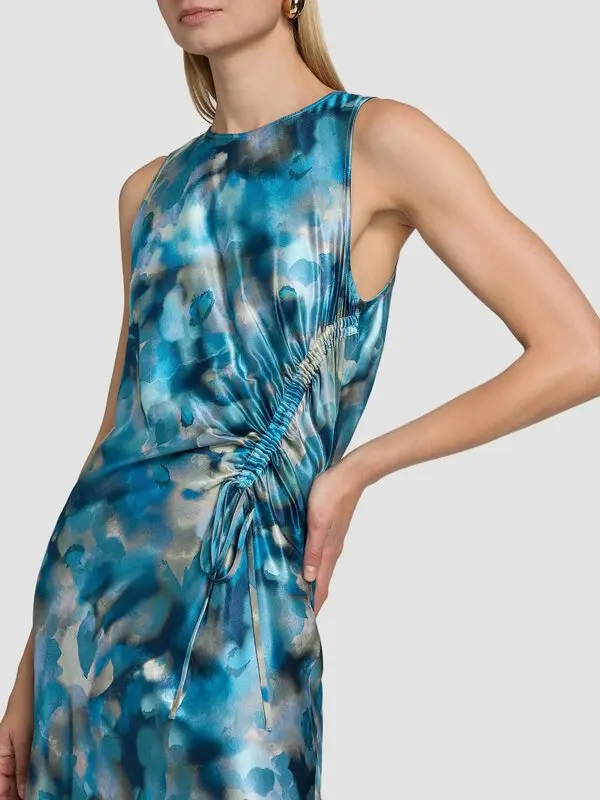 Rails Gabriella Watercolor Sleeveless Midi-dress - Midnight Diffusion