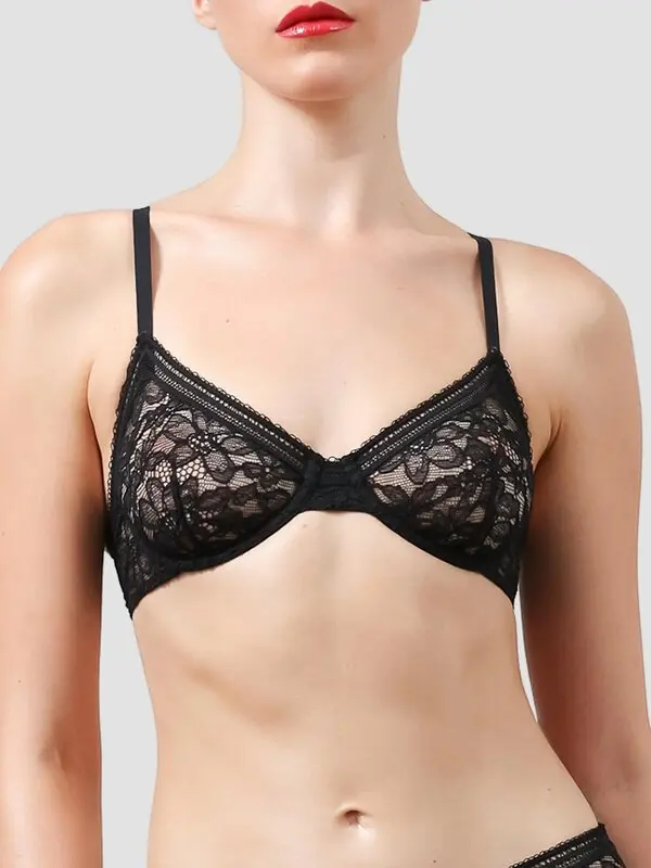 Wolford Graphic Lace Underwire Demi Bra