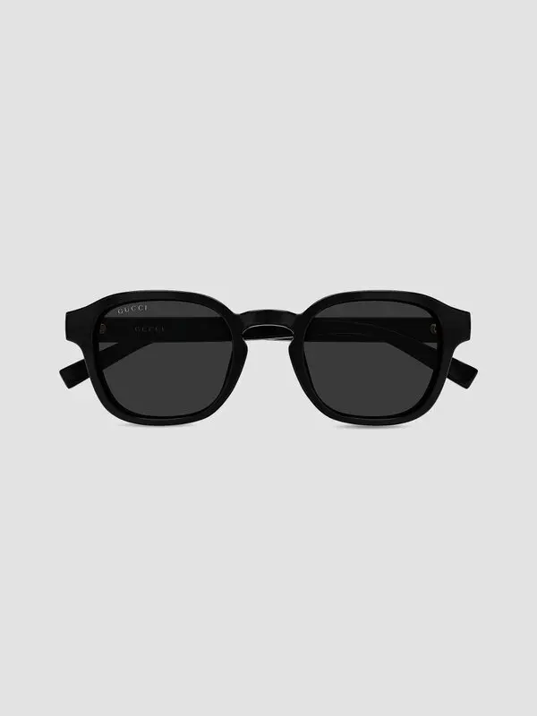 Gucci Lines 49mm Round Sunglasses