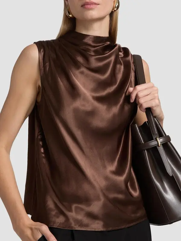 Rails Kaleen Draped Sleeveless Top