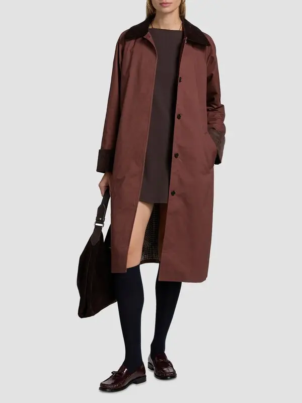 Rails Levy Corduroy-trimmed Long Coat