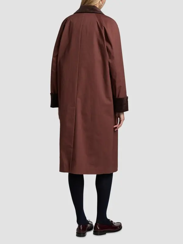 Rails Levy Corduroy-trimmed Long Coat