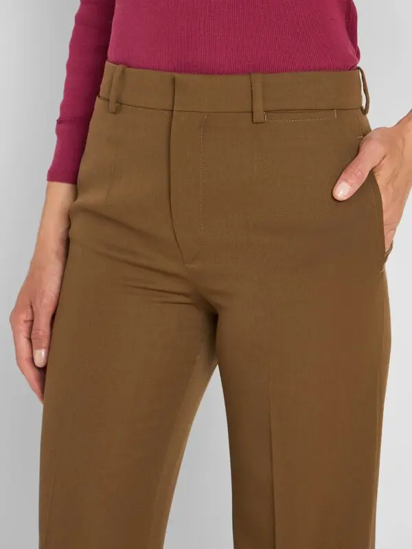 Chloé Virgin Wool Straight-leg Trousers
