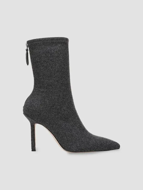 FAVORITE DAUGHTER Ryder 95mm Sock Boots - Grey