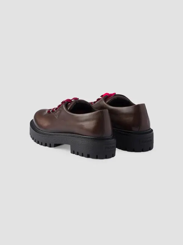 Prada Leather Lace-up Shoes