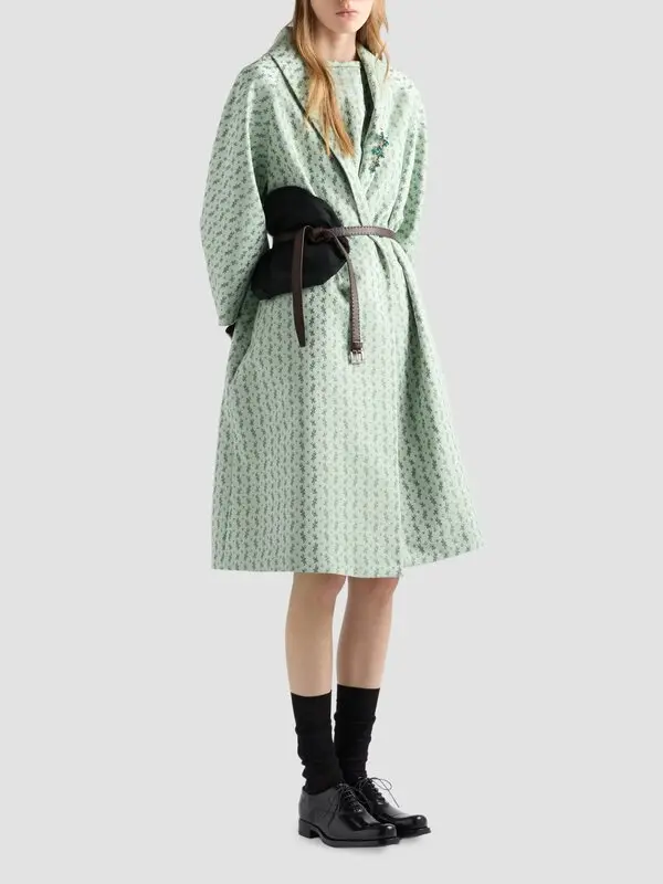 Prada Floral Print Duchess Dress