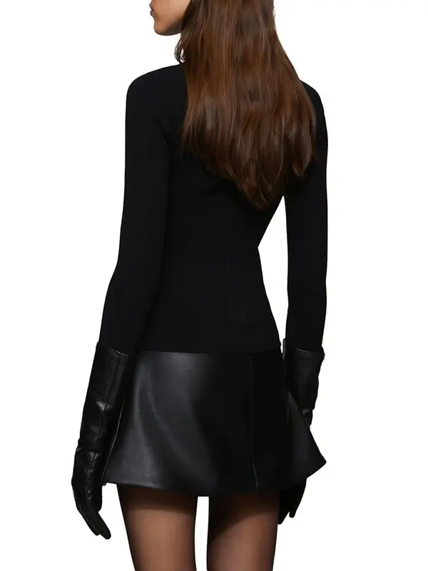 ET OCHS Colette Mixed-media Minidress
