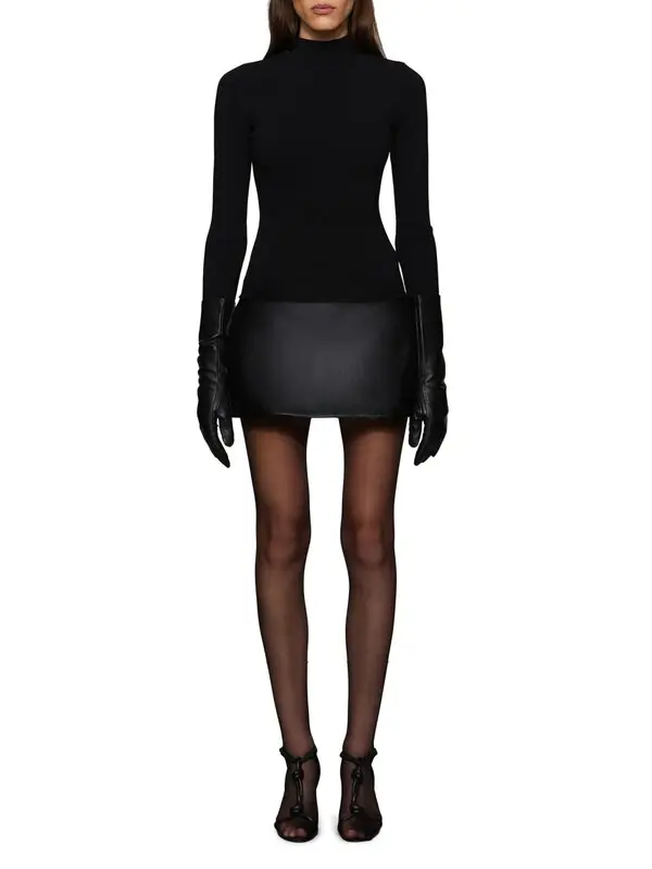 ET OCHS Colette Mixed-media Minidress